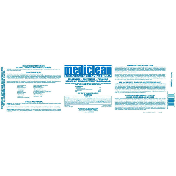 ProRestore Mediclean Disinfectant Spray Case of 4 Gal – Payless Janitorial
