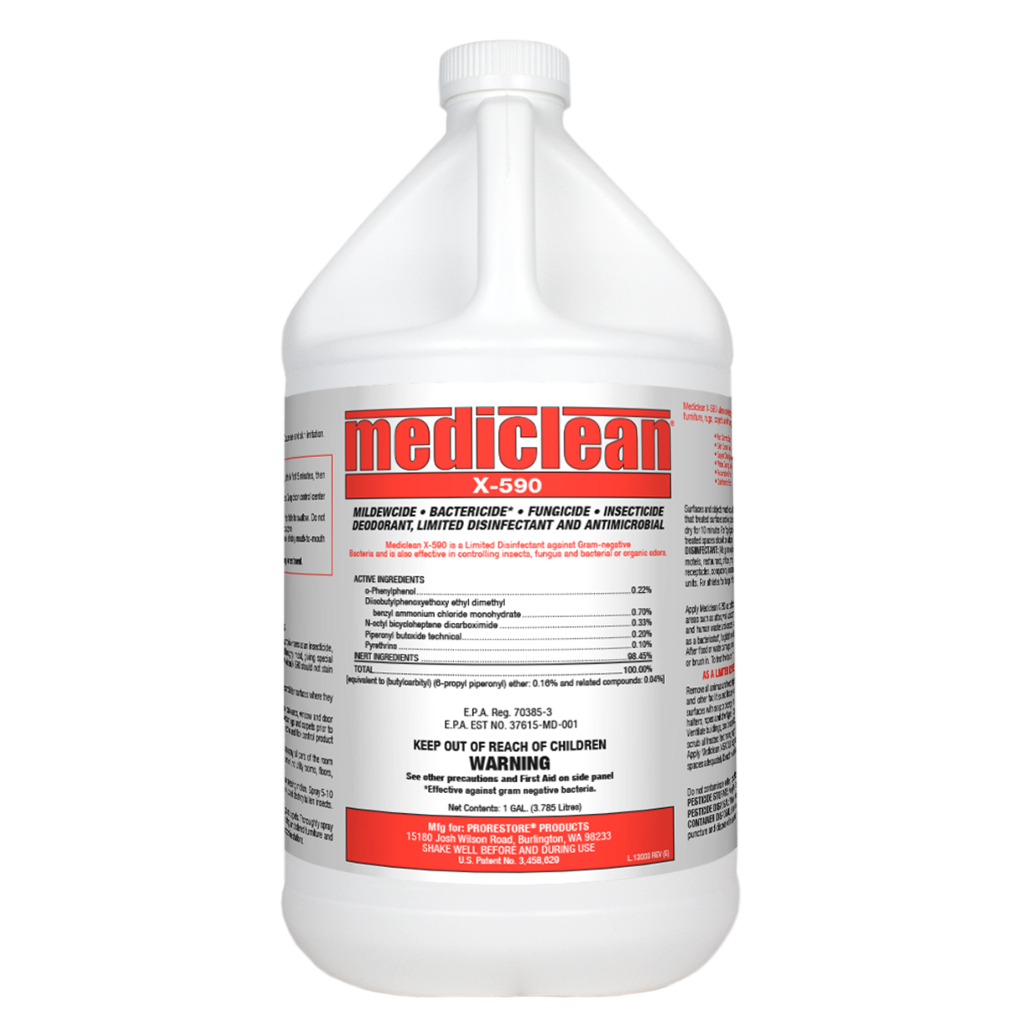 Mediclean, X-590 Institutional (1 Gallon) | Mold Remediation – Payless ...